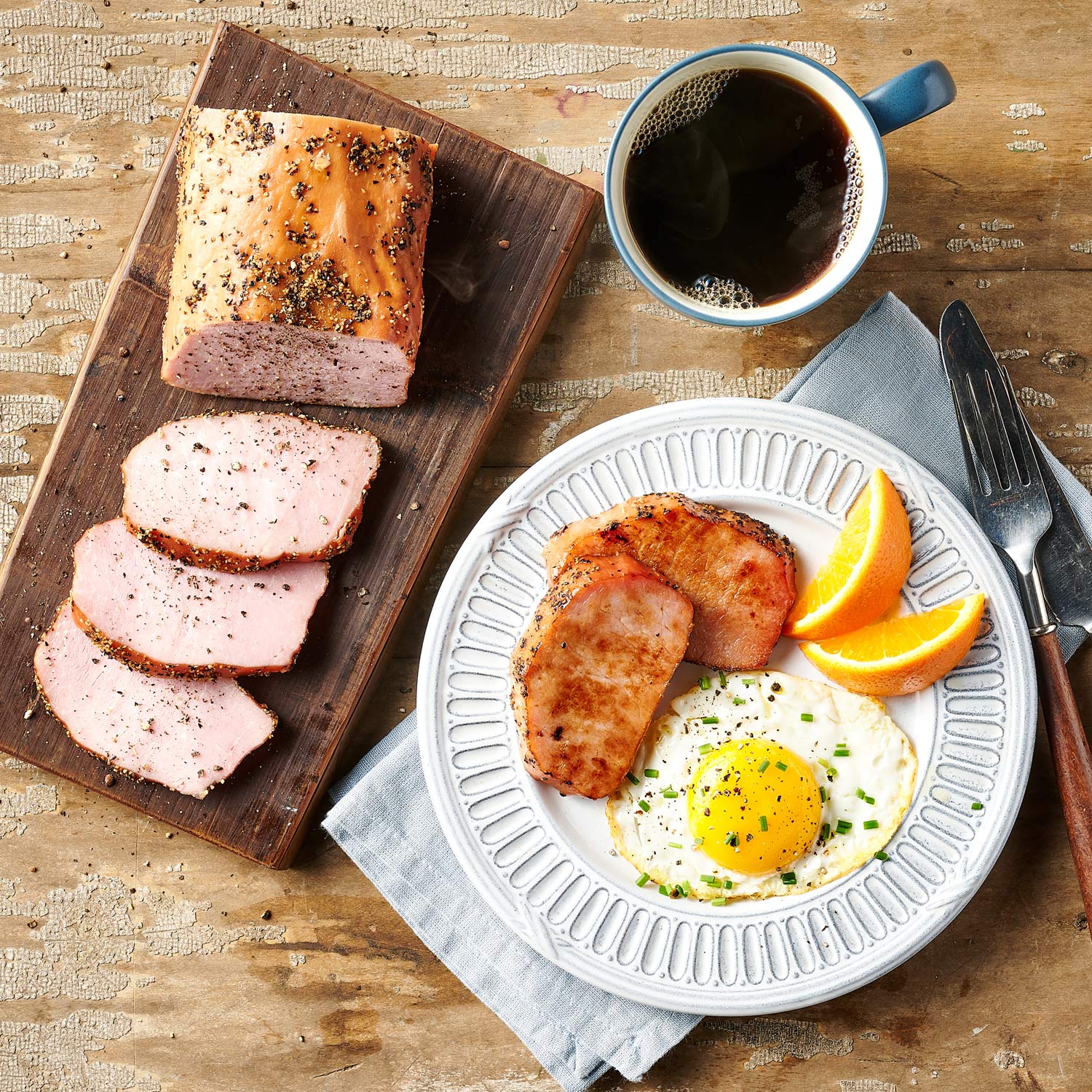 New Braunfels Smokehouse: Peppered Canadian-Style Bacon