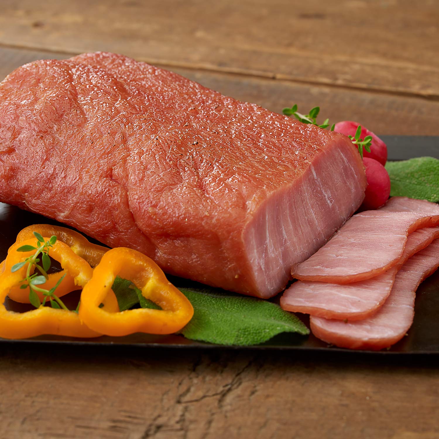 New Braunfels Smokehouse: Sliced Smoked Canadian-Style Bacon