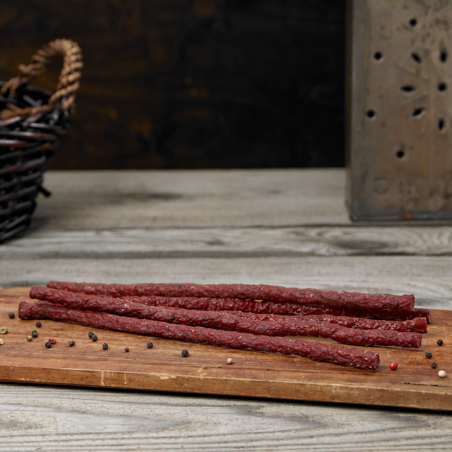 New Braunfels Smokehouse: Beef Smoke Stix