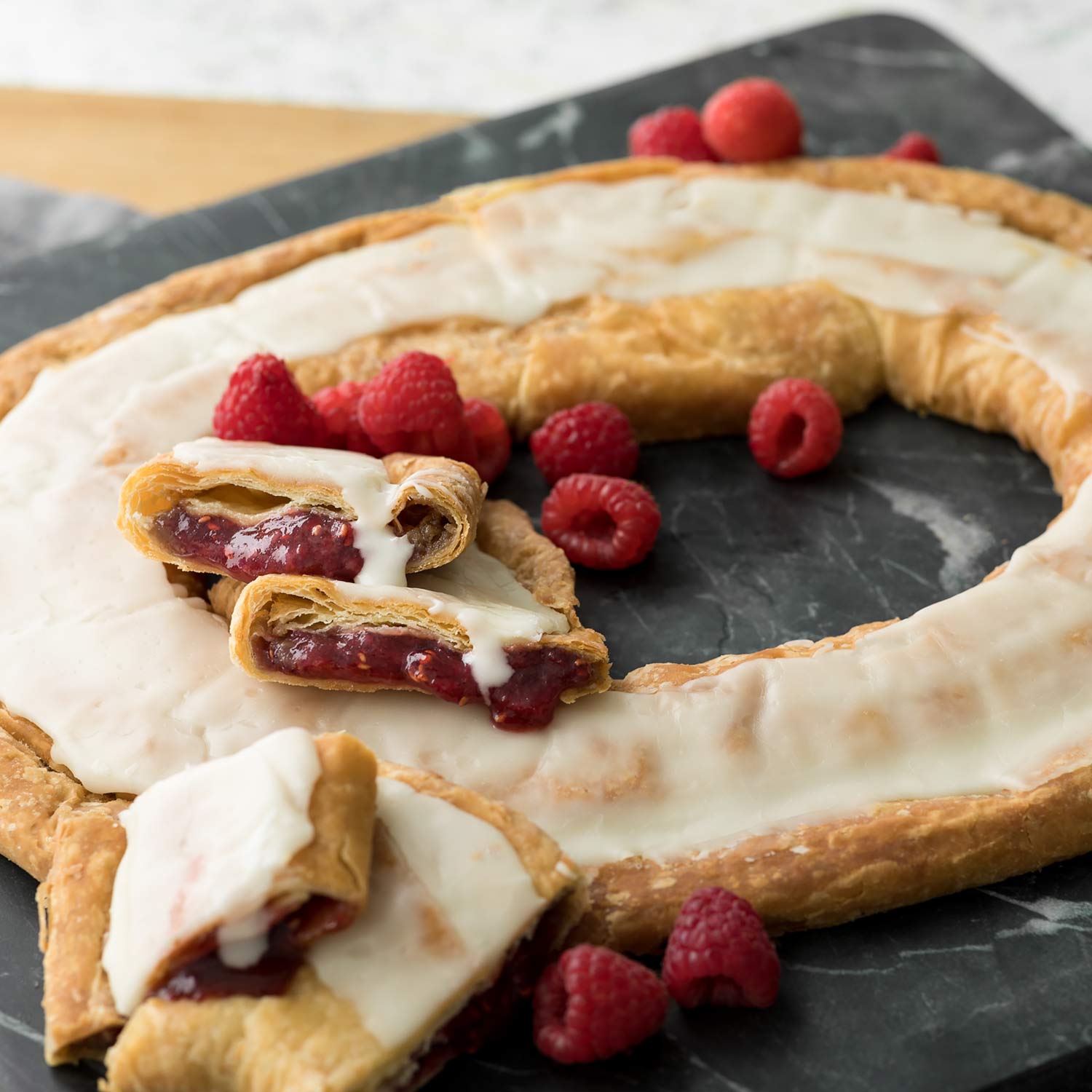 New Braunfels Smokehouse: Raspberry Kringle