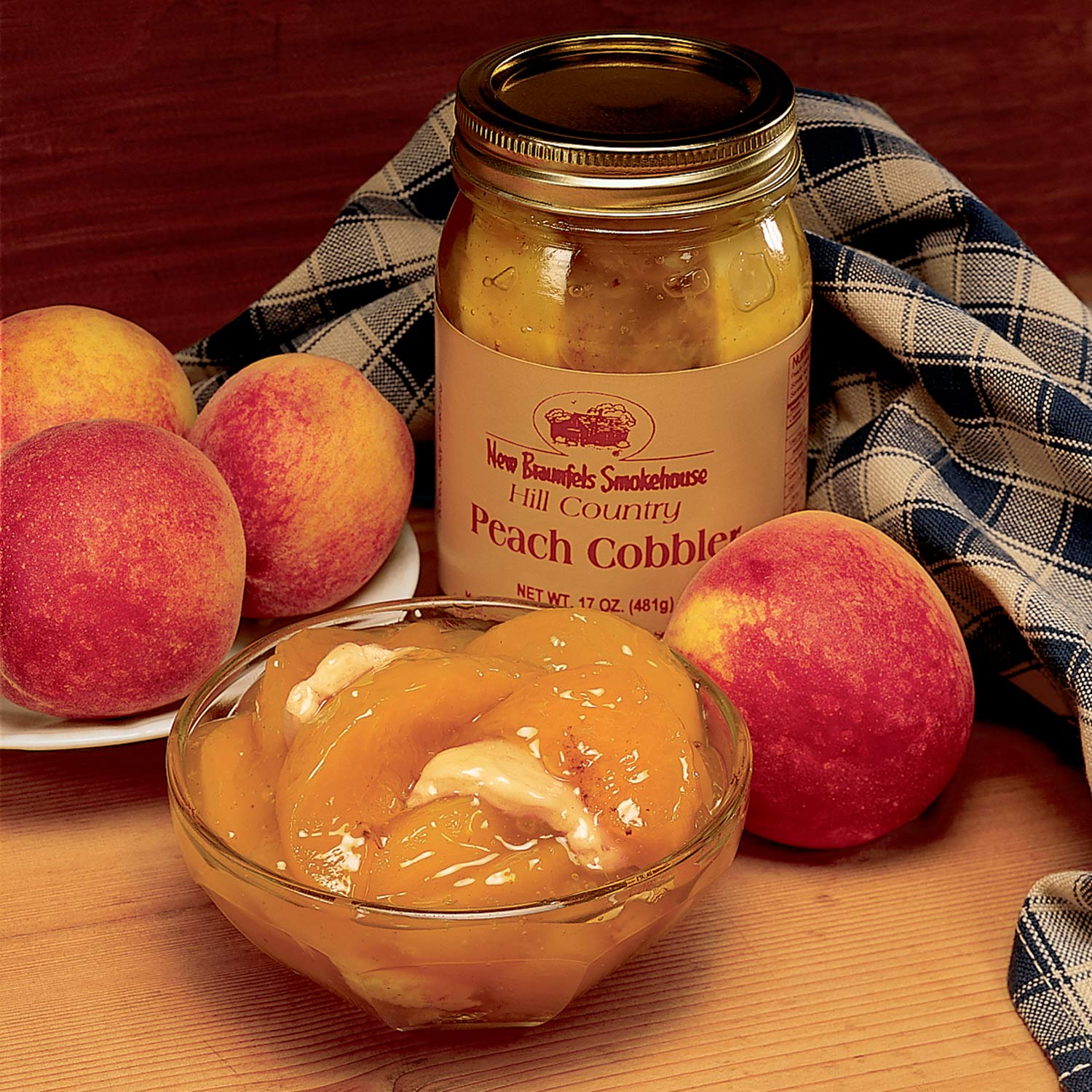 New Braunfels Smokehouse: Hill Country Peach Cobbler