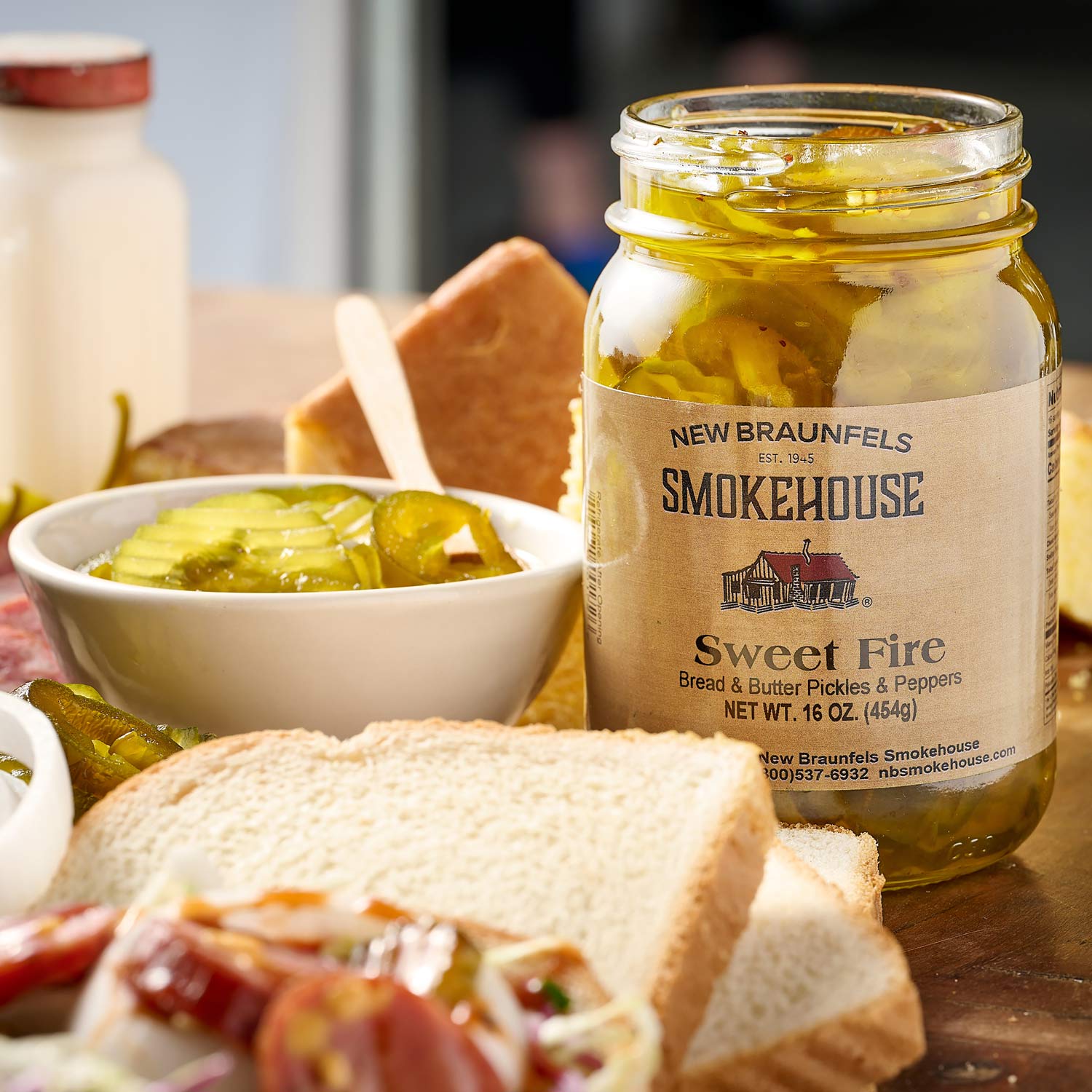 New Braunfels Smokehouse: Sweet Fire Pickles